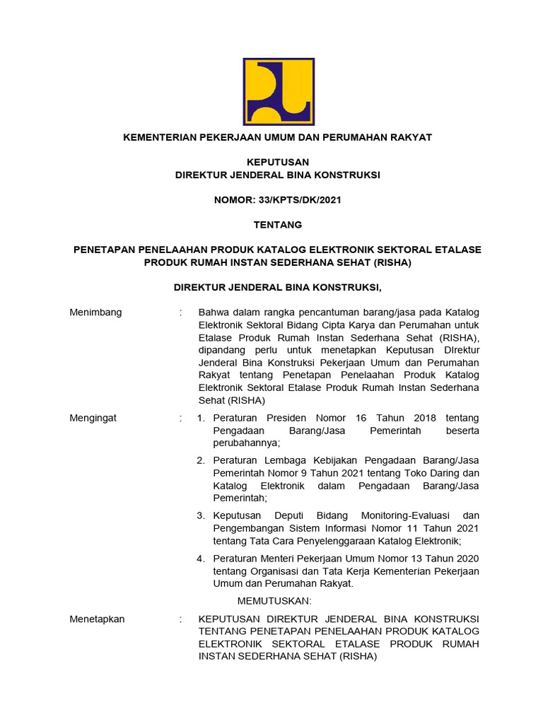 Spesifikasi Panel Struktur RISHA | PDF