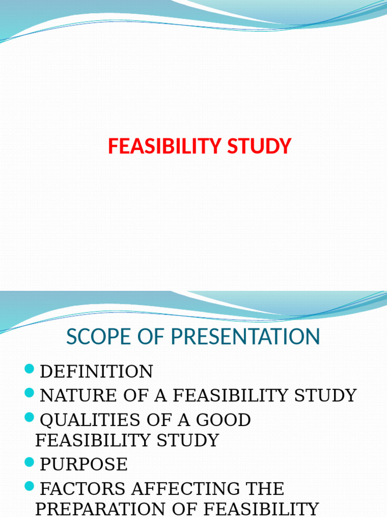 Key Elements of a Feasibility Study | PDF | Feasibility Study | Risk
