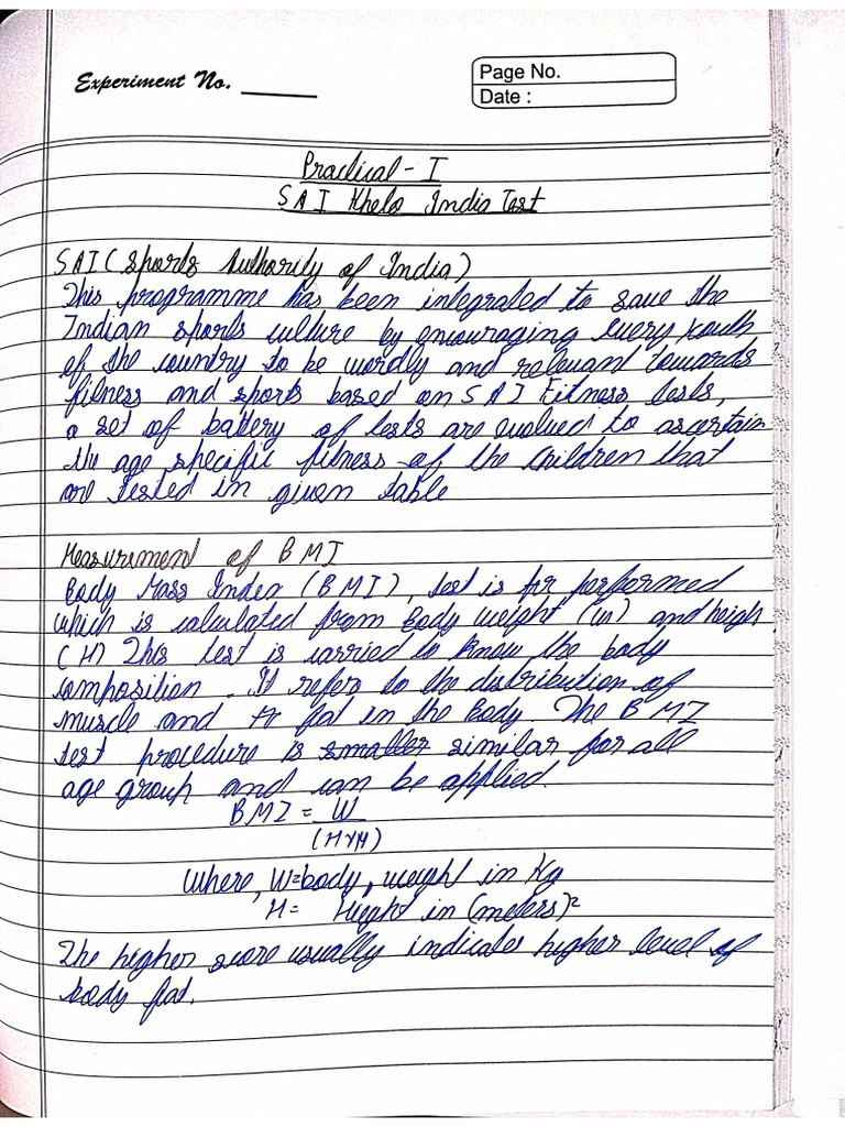 Physical Practical File | PDF