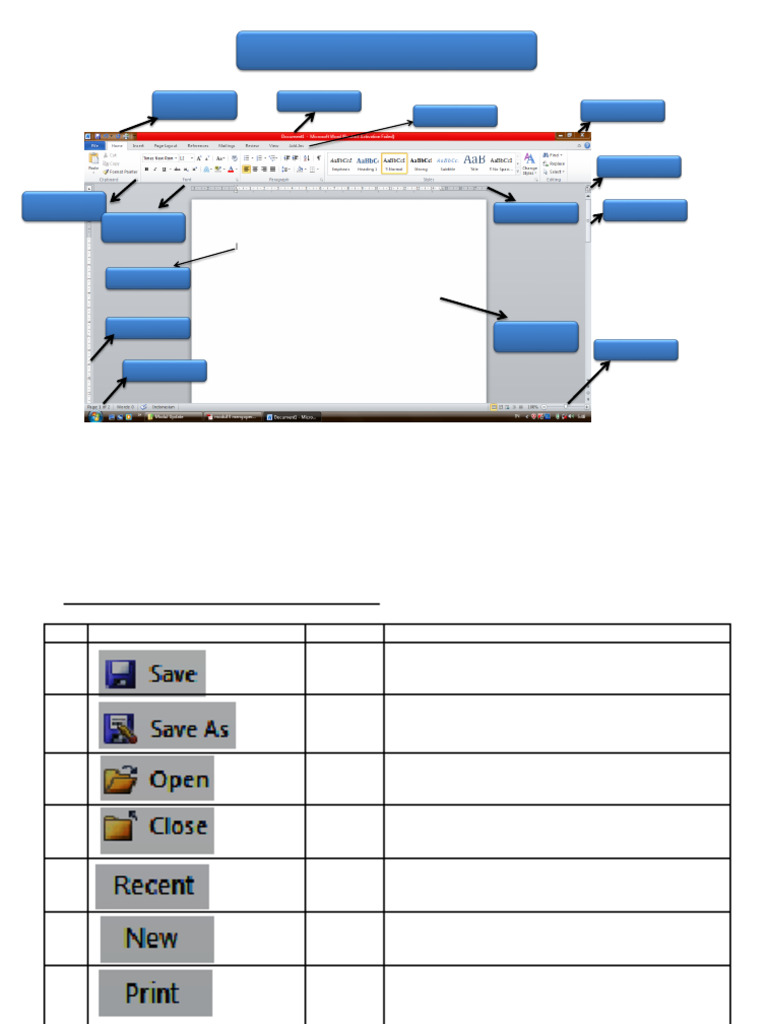 Icon Word + Penjelasan Komplit | PDF