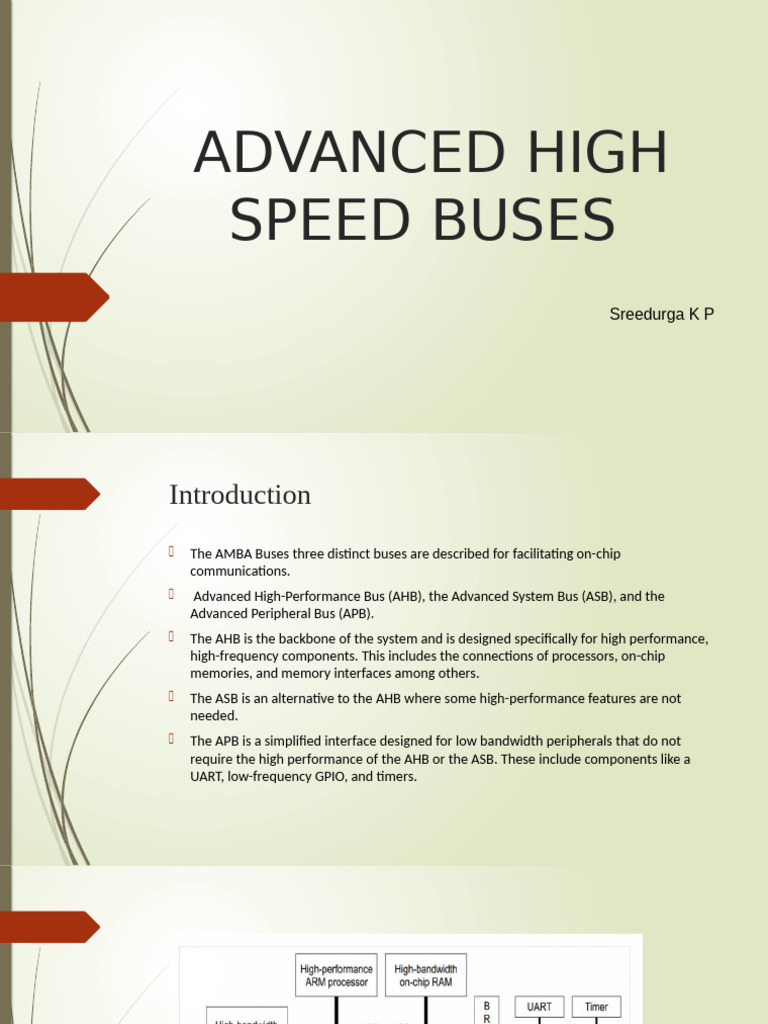 Advanced High Speed Buses | PDF | Digital Technology | Computer Hardware
