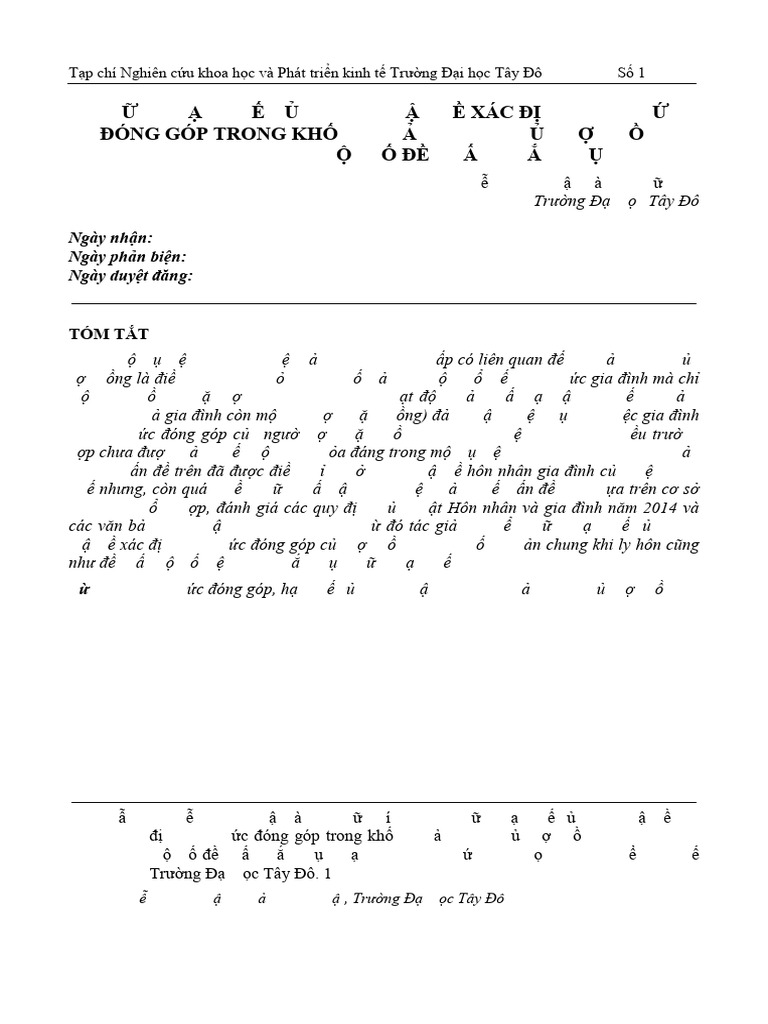 Nhung Han Che Cua Phap Luat Ve Xac Dinh Cong Suc Dong Gop Trong Khoi ...