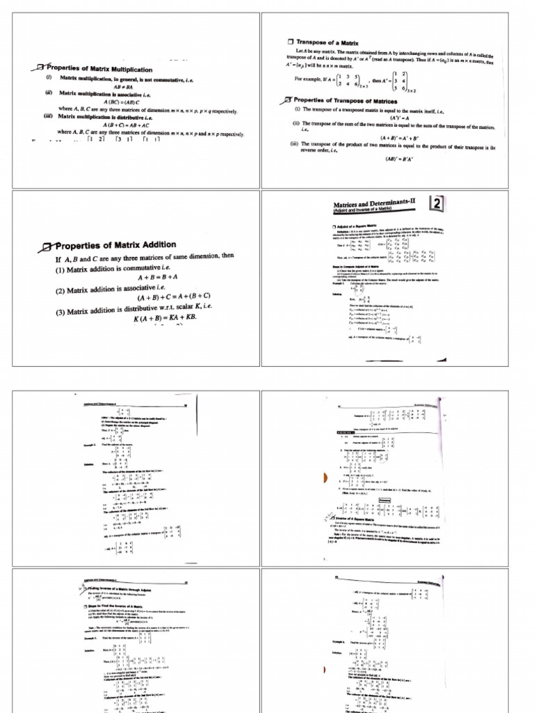 Math | PDF | Matrix (Mathematics) | Operator Theory