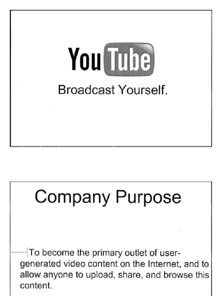 Youtube Pitch Deck Pdf