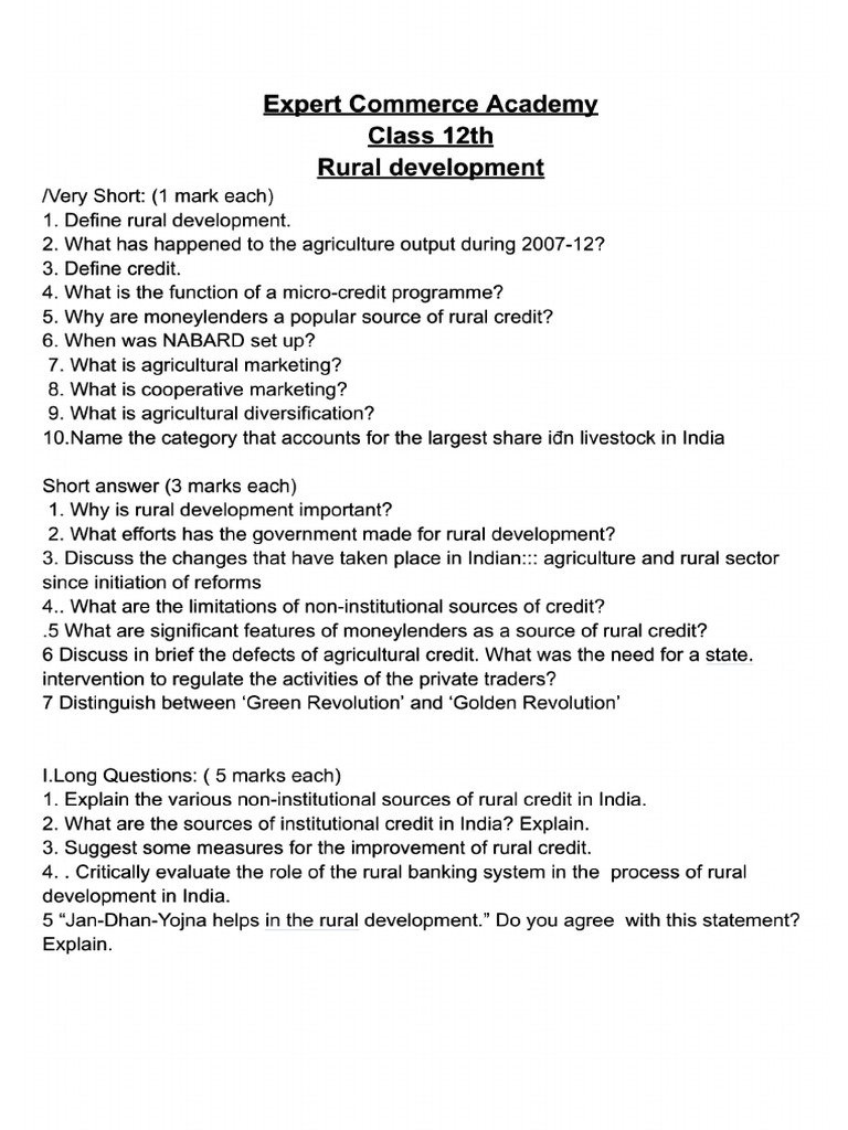 Ied Rural Development | PDF | Economies