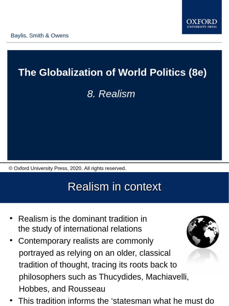 Realismch 8 | PDF | Global Politics | International Relations