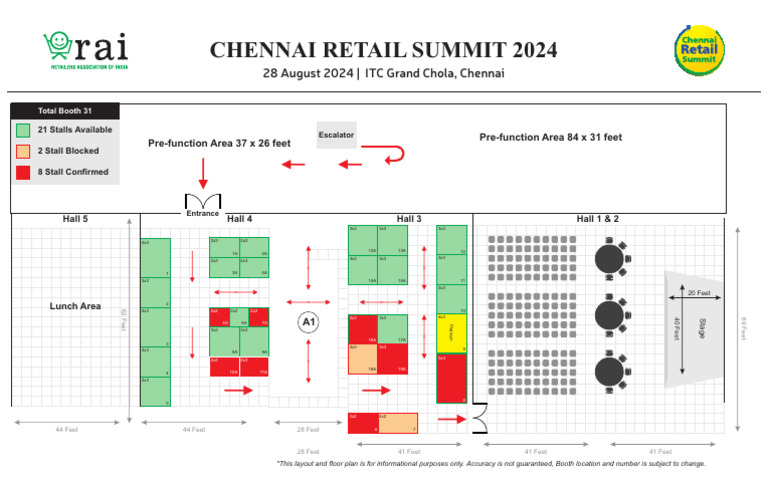 Chennai Retail Summit 2024 Layout | PDF
