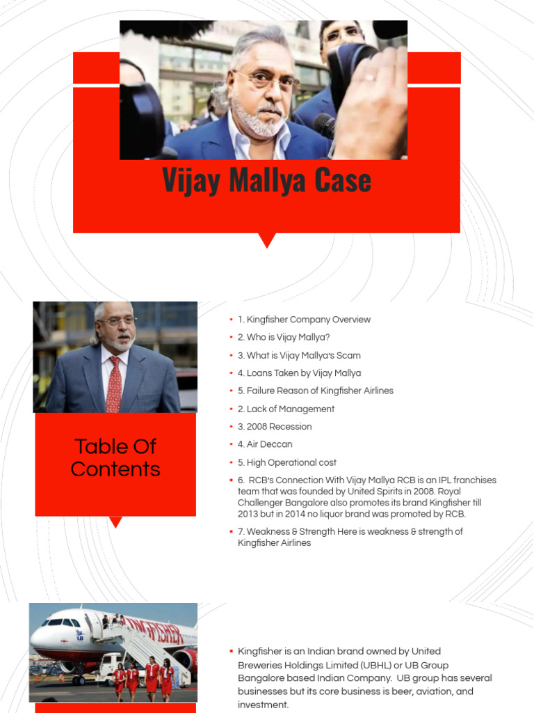 Vijay Mallya Case.pptx | PDF | Economies