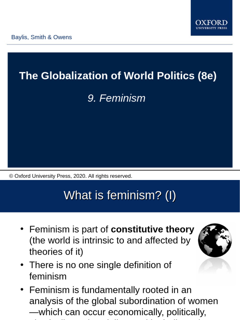 Understanding Feminism in Global Politics | PDF | Gender Studies | Feminism