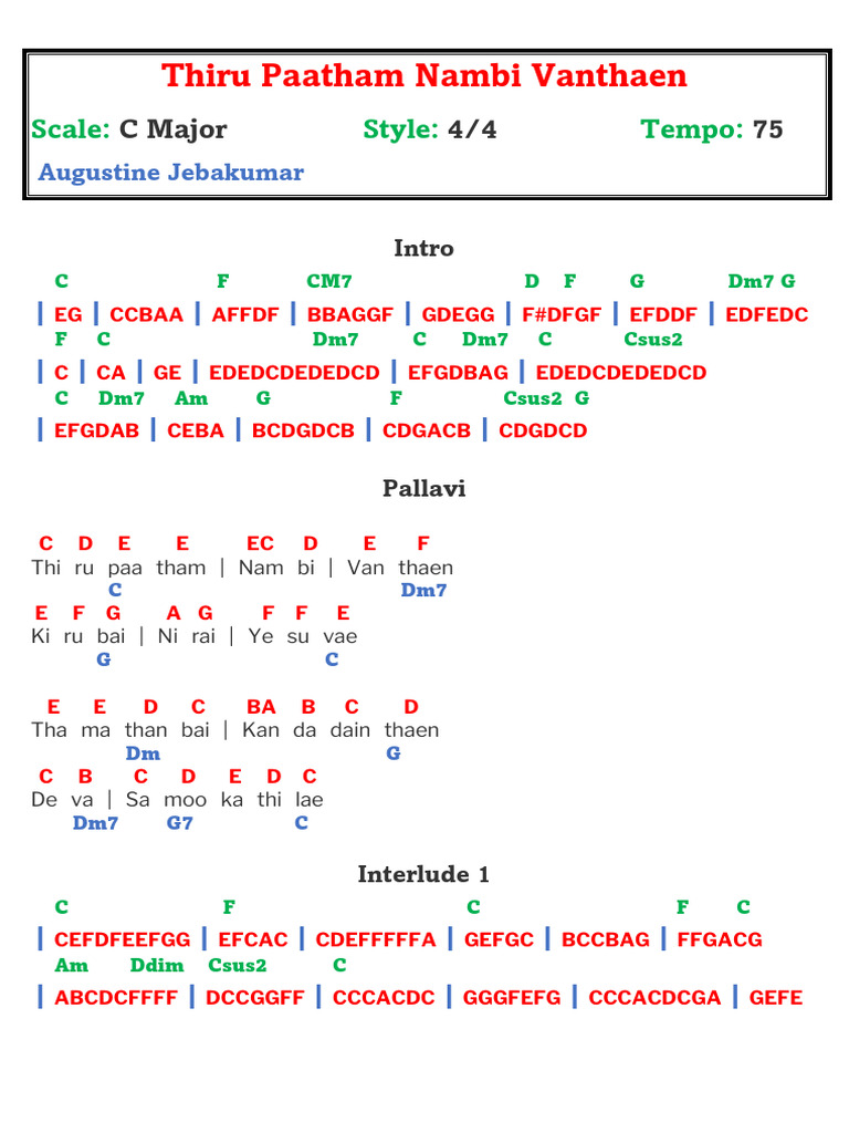 Thiru Paatham Nambi Vanthaen | PDF