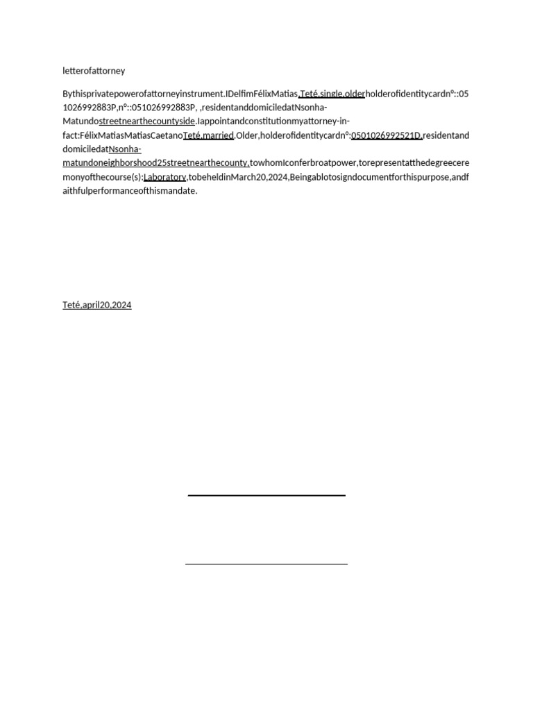 Procuration | PDF
