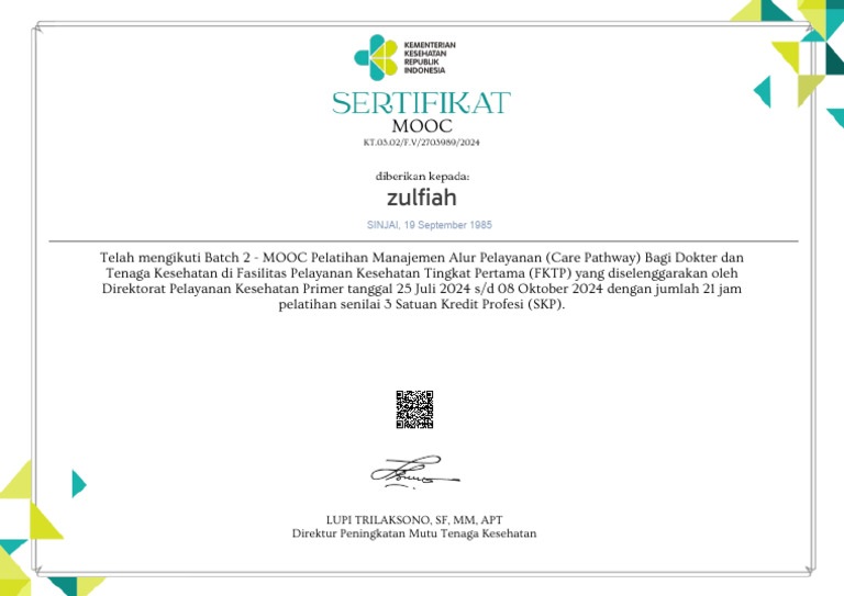 Sertifikat Mooc 2 | PDF