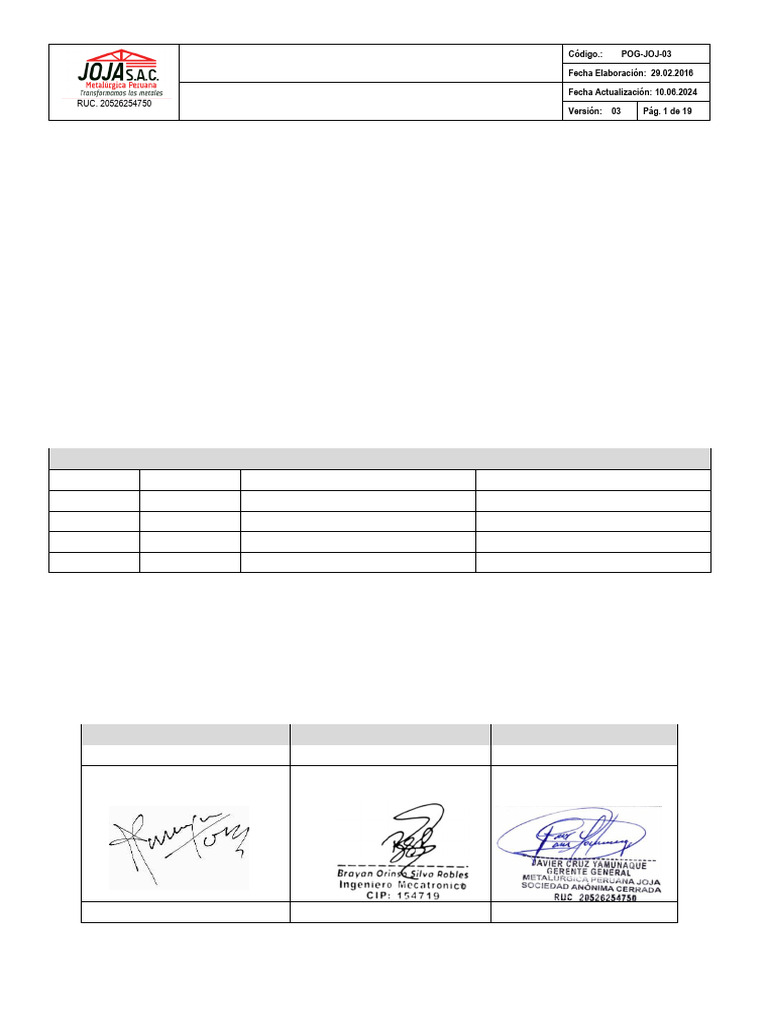 Pog-Joj-03 - Procedimiento de Oxicorte y Soldadura | PDF | Soldadura | Construcción