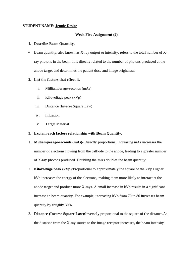 Week Five Assignment | PDF