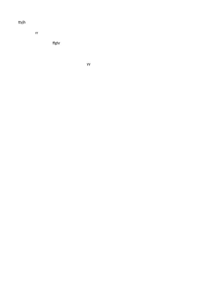 Ttyjh RR FFGHR | PDF