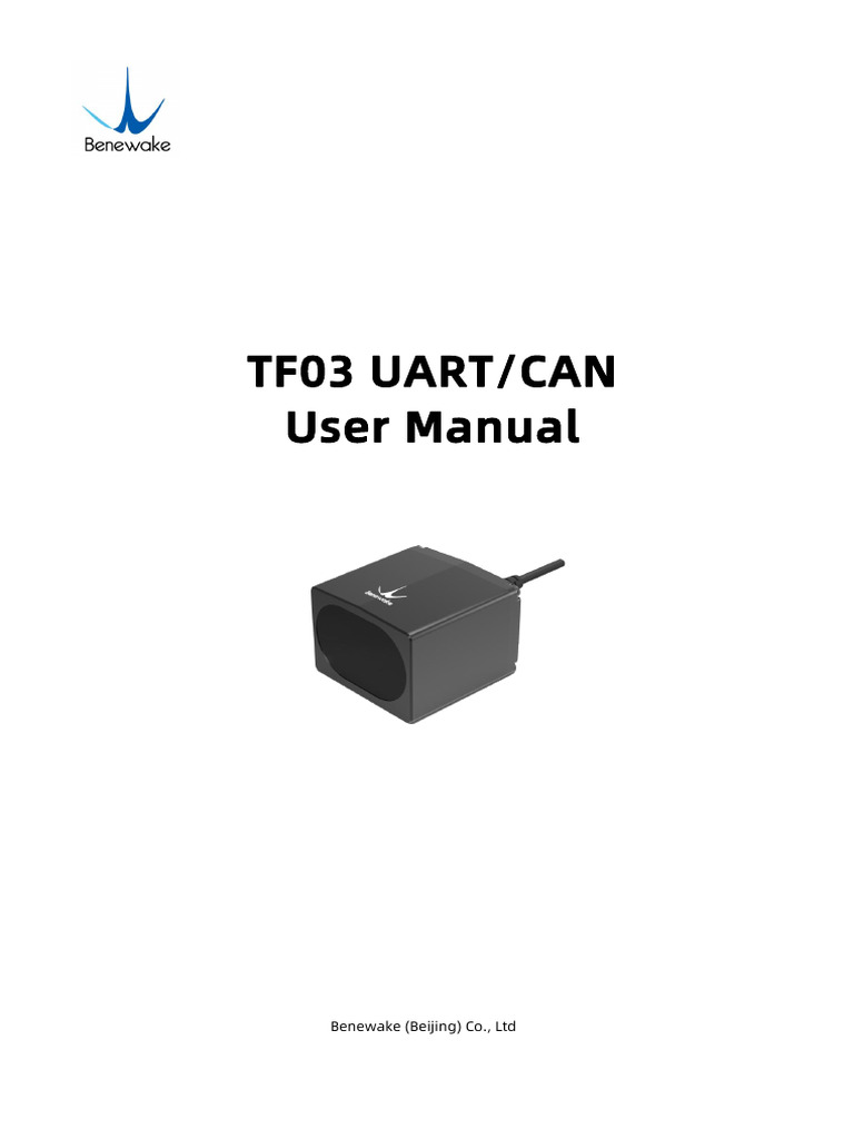 Tf03 Uart Can User Manual | PDF | Communication | Laser