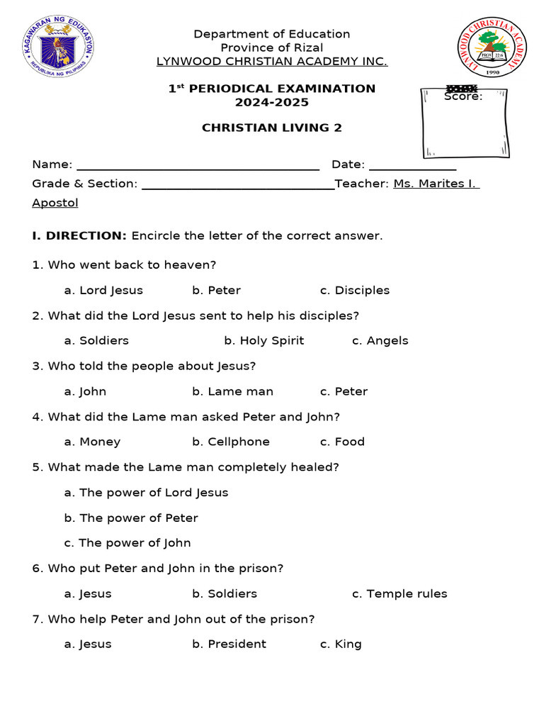 1st CL2 | PDF | Saint Peter | Jesus