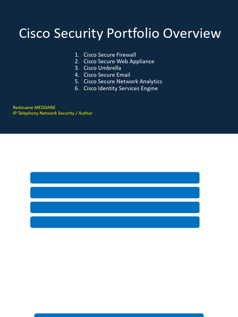 Cisco Security Portfolio Overview 1732024284 | PDF | Proxy Server ...