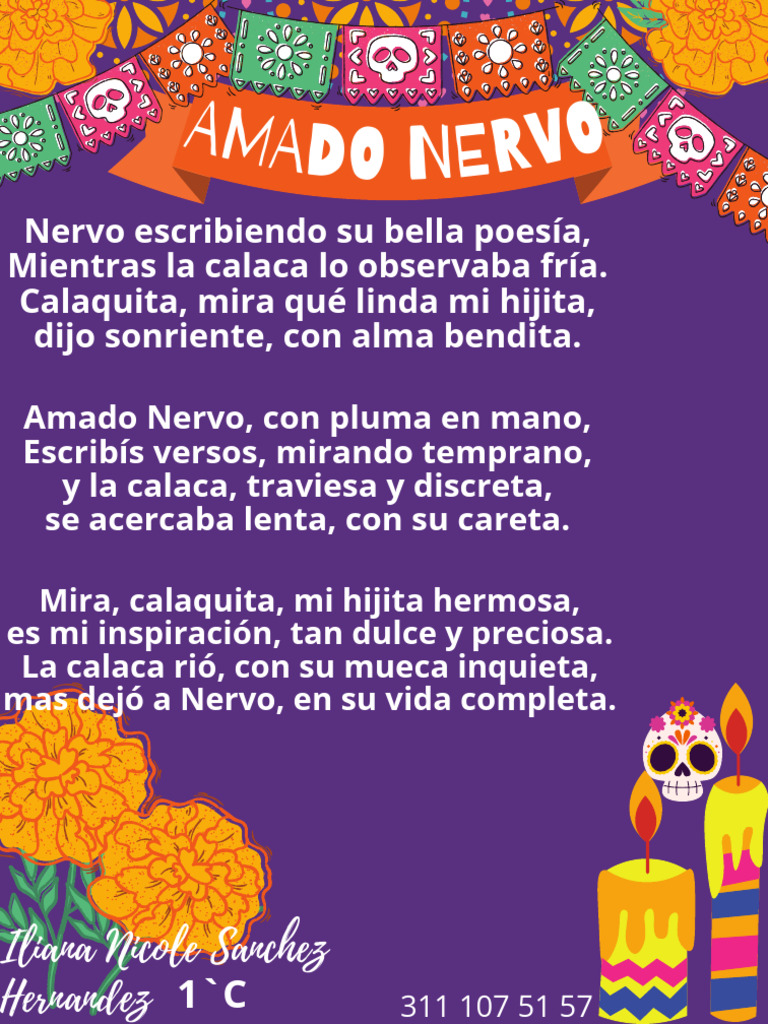 Poster Concurso Día de Muertos Colorido Morado Con Naranja (1) (1) | PDF