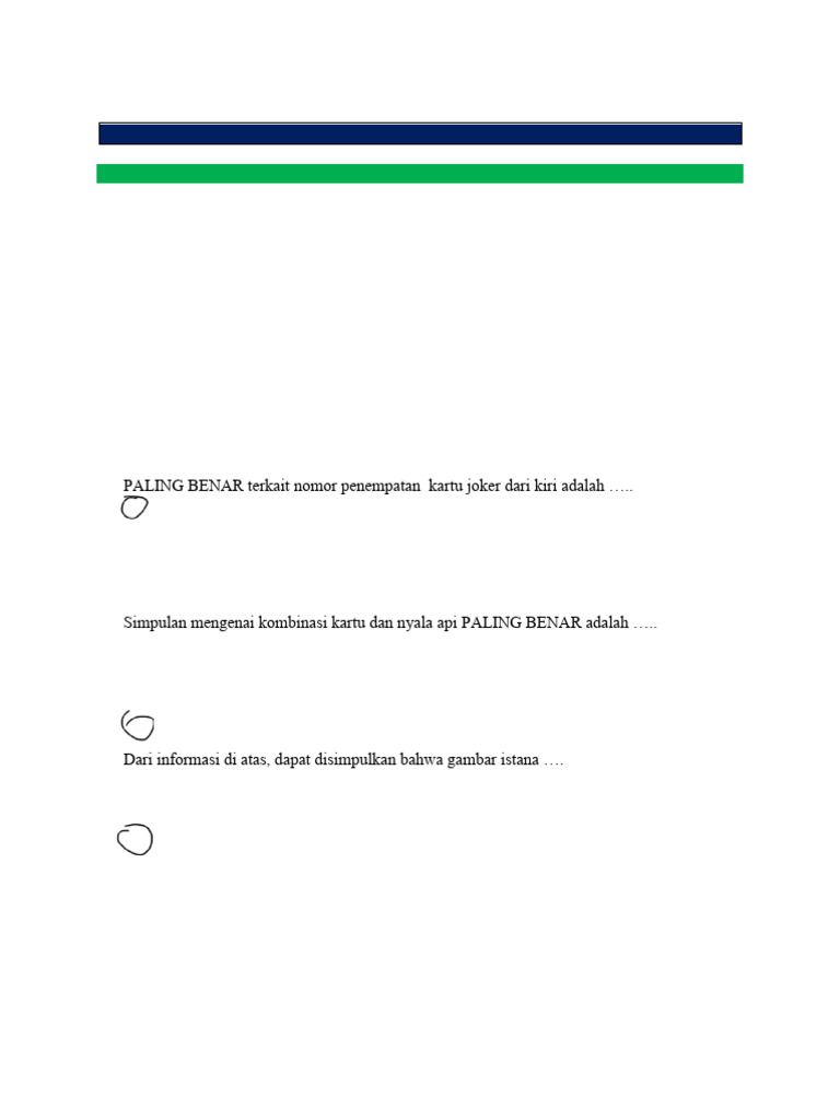 Simulasi To Utbk 1 - 1 | PDF