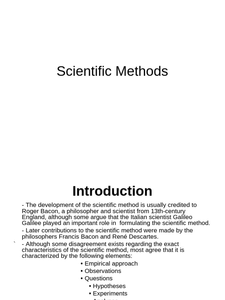L2 - Scientific Methods | PDF | Scientific Method | Statistics
