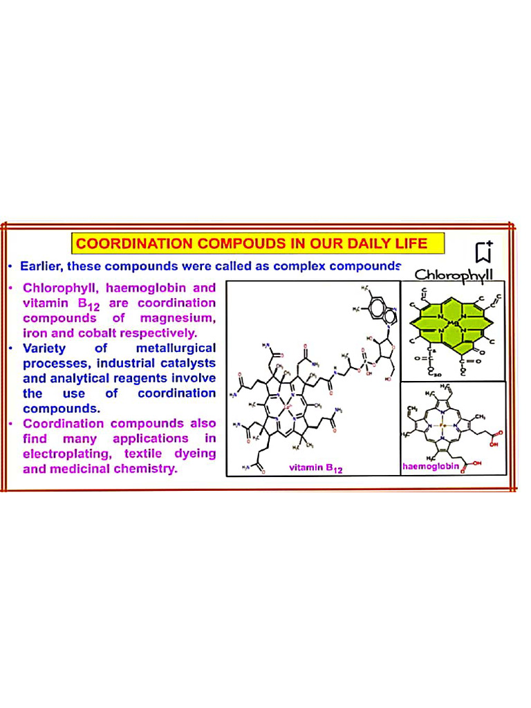 Coordination Compounds | PDF