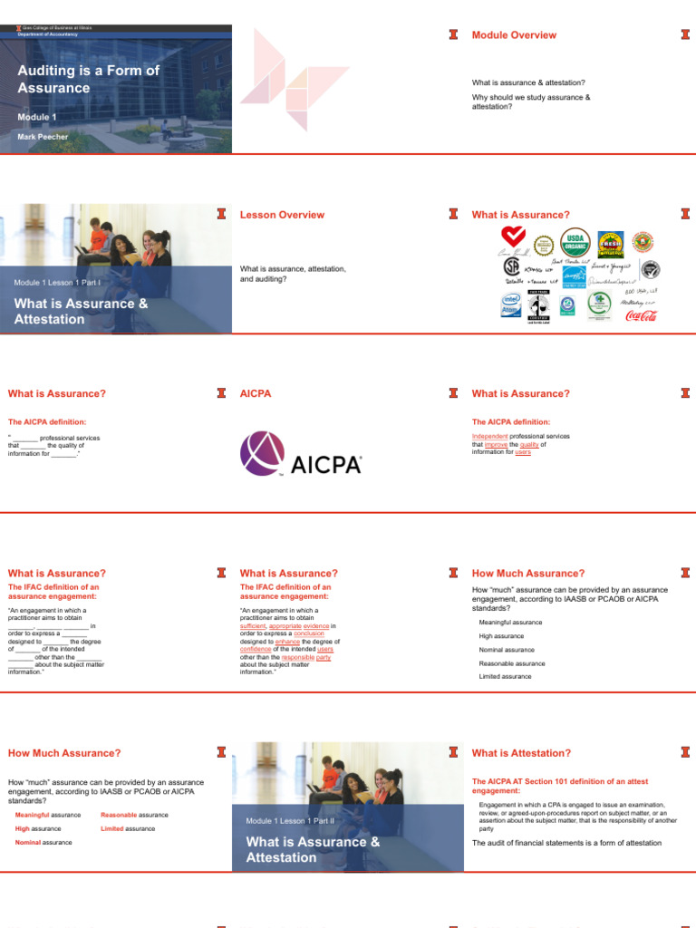 Audit_Theory_What_is_Assurance_Slide | PDF | Audit | Business