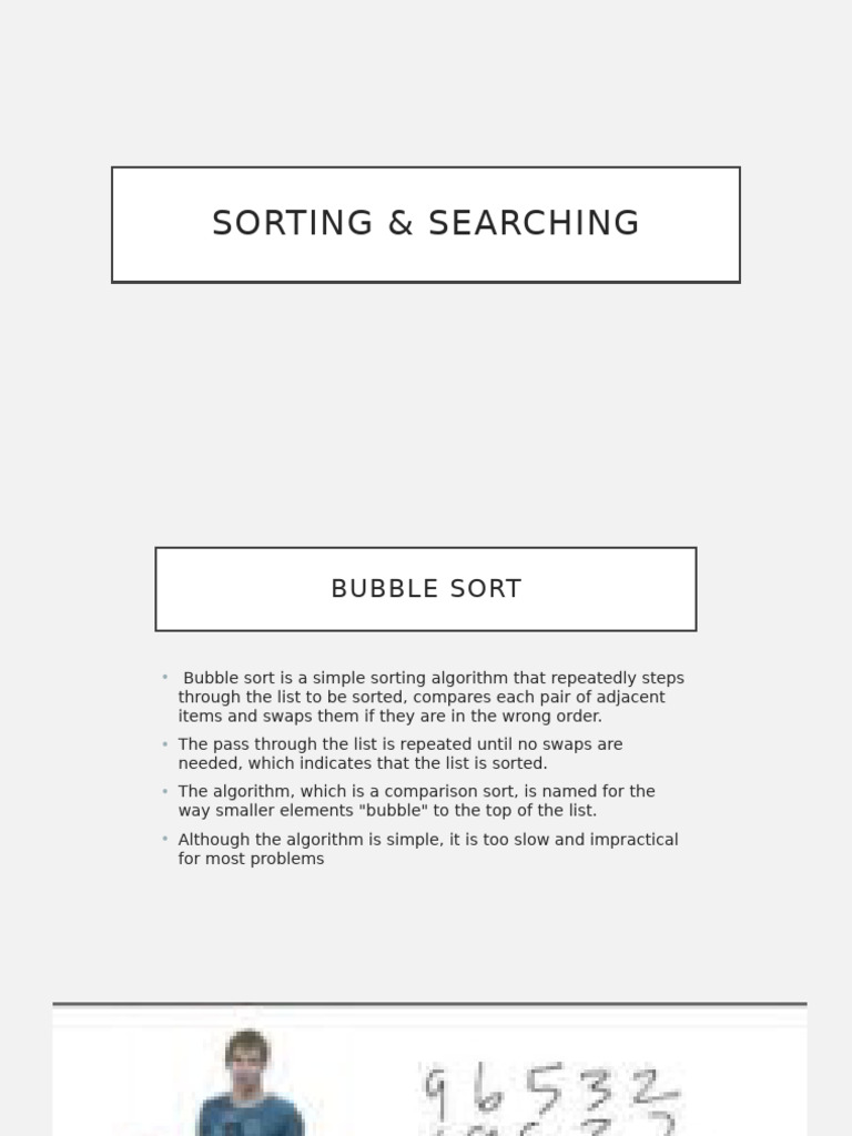 Sorting___Searching | PDF | Algorithms And Data Structures | Algorithms Sorting___Searching | PDF | Algorithms And Data Structures | Algorithms