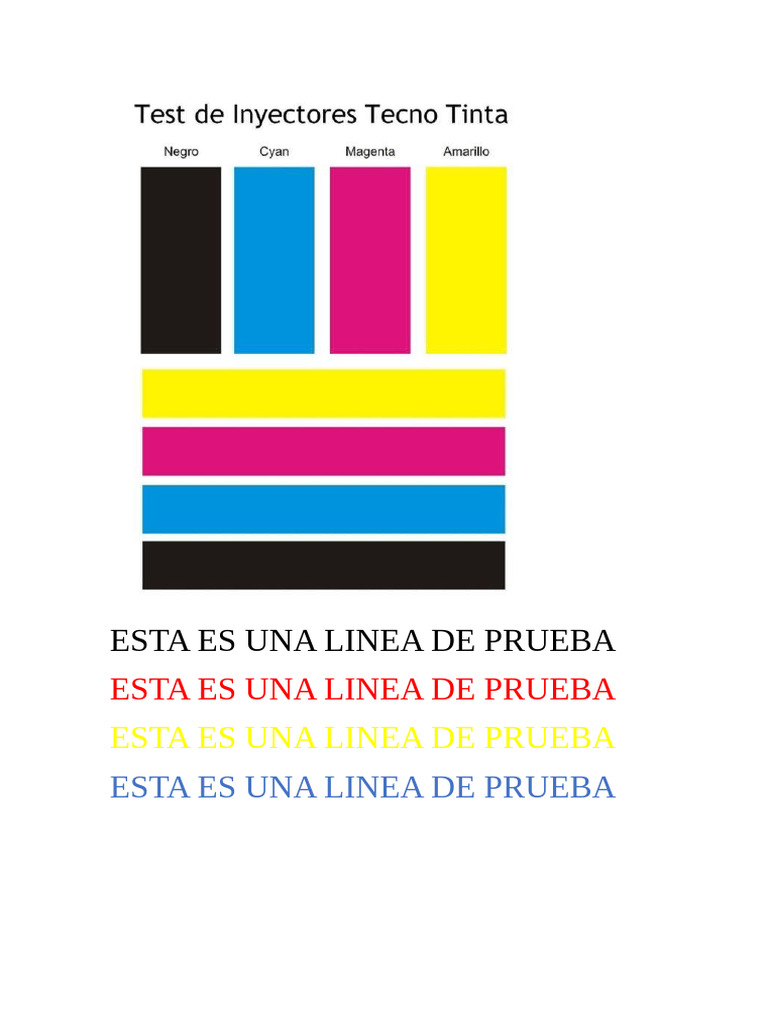Test de Impresora | PDF