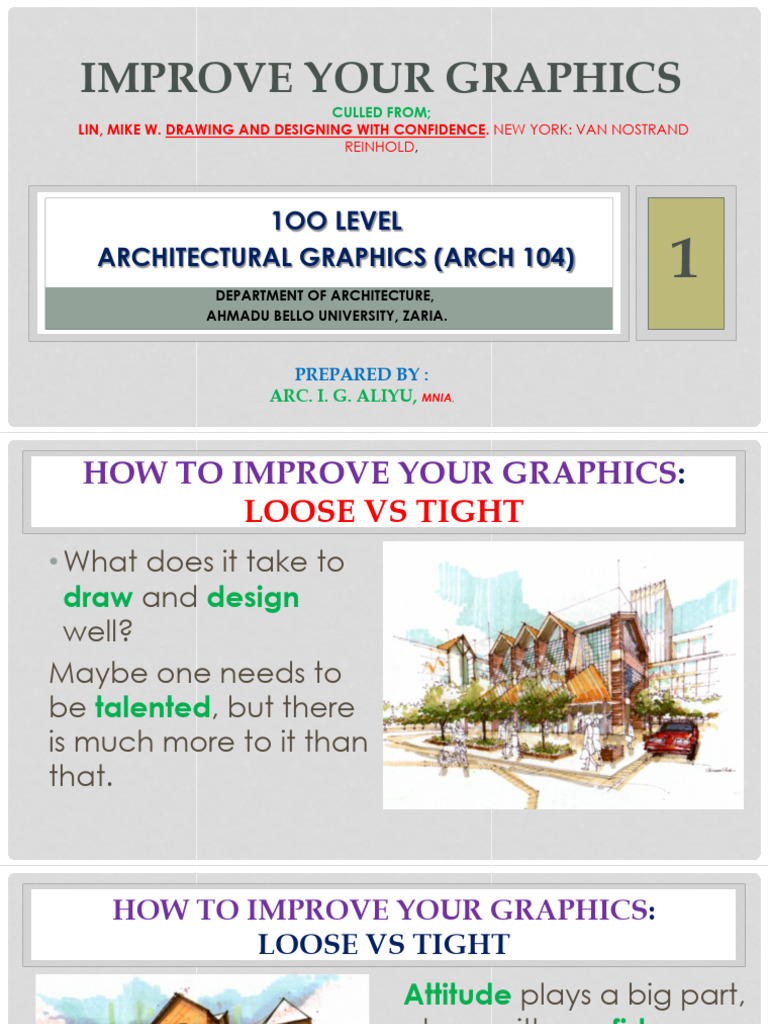 The 45 Principles of Good Graphics For 100L Arch | PDF | Perspective (Graphical) | Composition ...