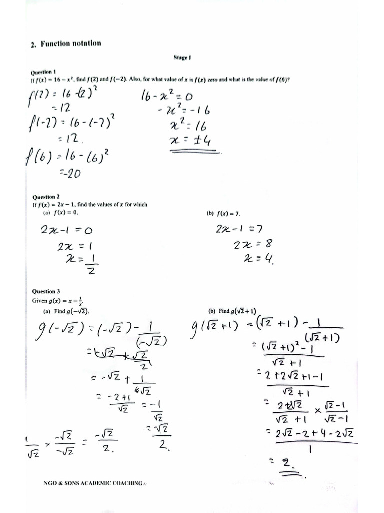 Function Set 2 | PDF
