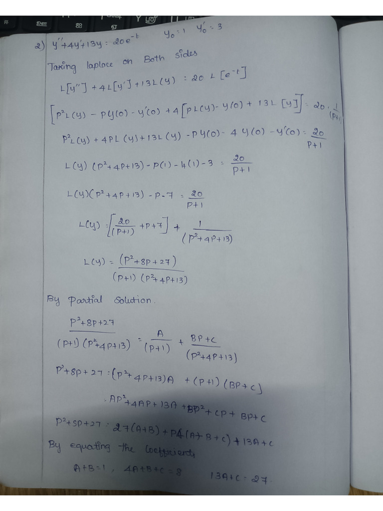 Steady State Equation | PDF