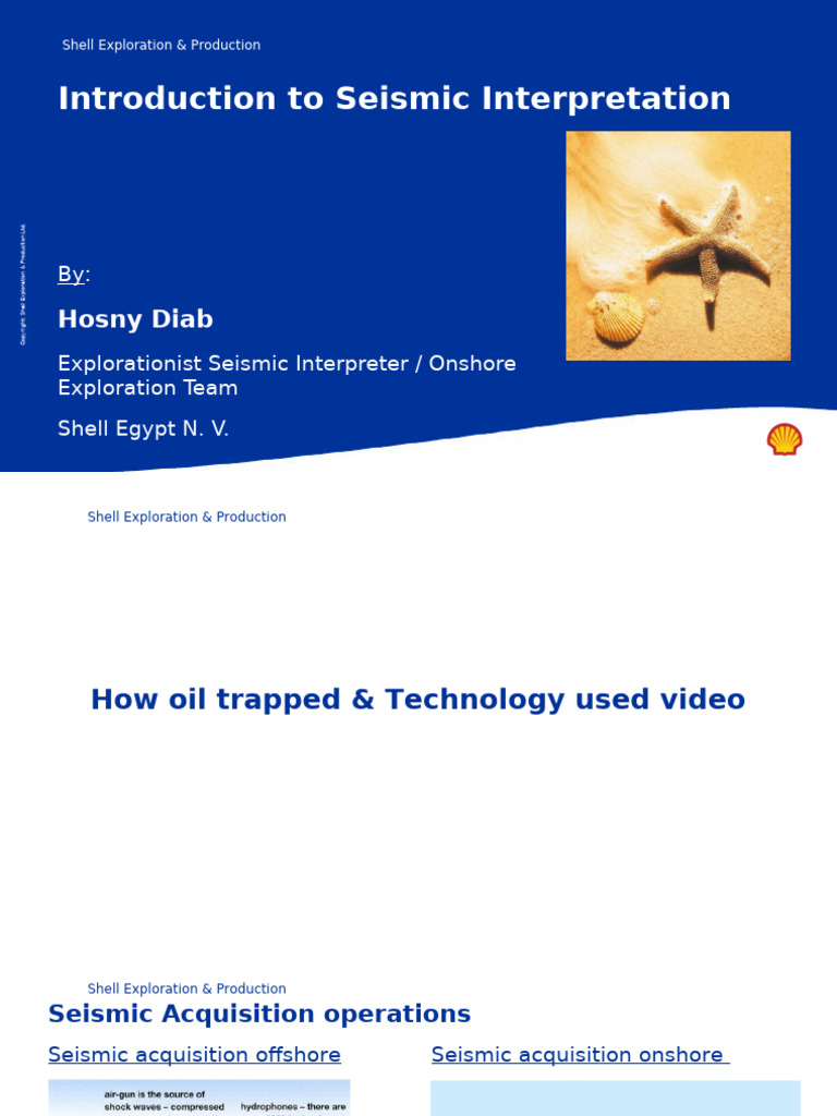Introduction To Seismic Interpretation - El Amal | PDF | Fault (Geology ...