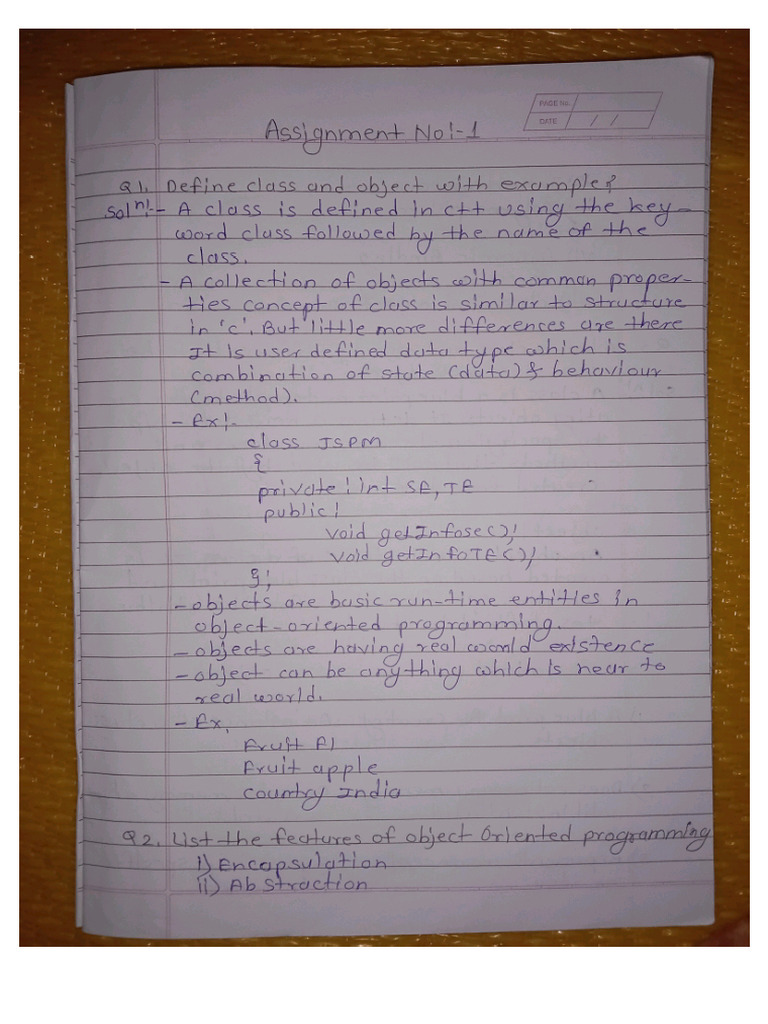 Oop Assignment | PDF