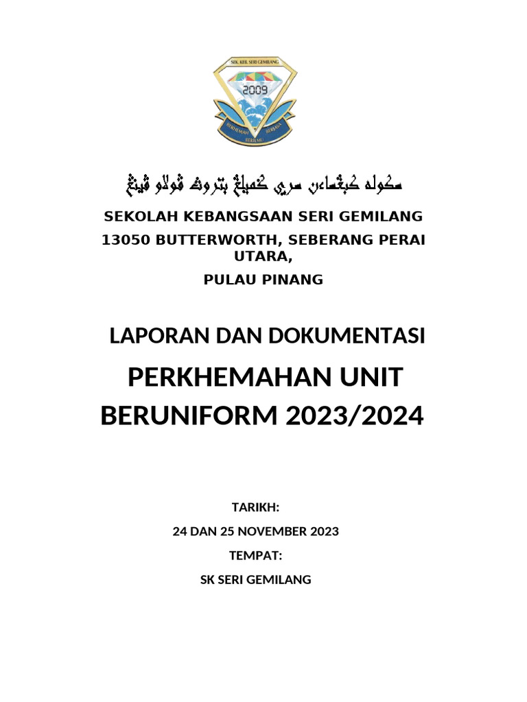 LAPORAN Perkhemahan 2023 | PDF