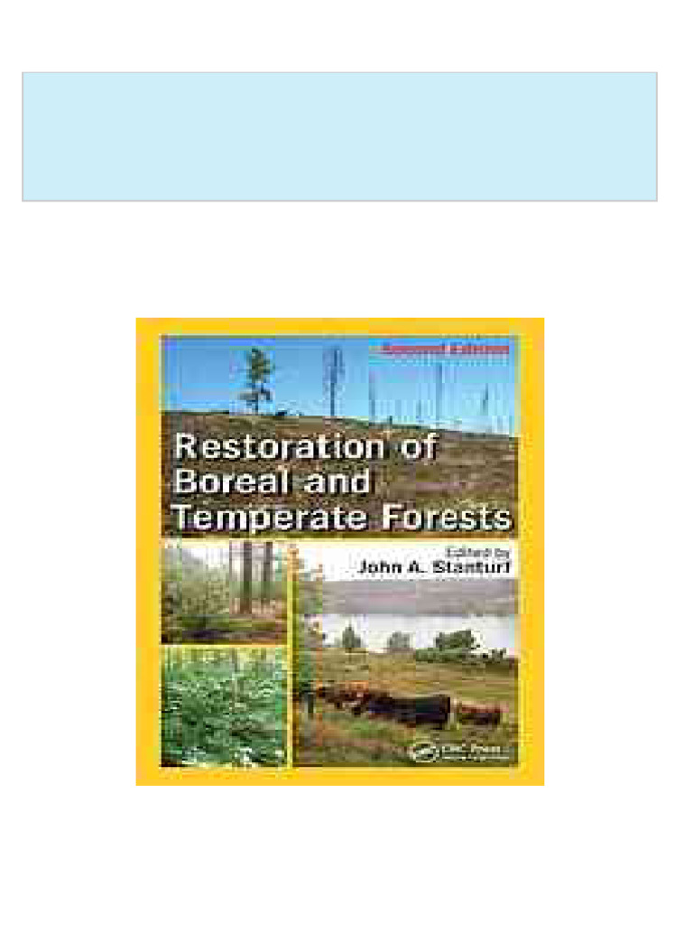 Instant Download Restoration of boreal and temperate forests Second ... Instant Download Restoration of boreal and temperate forests Second ...
