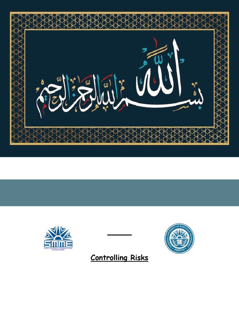 Lect 3 AE-114 (IOSH - Module3 - Controlling Risks) | PDF | Risk ...