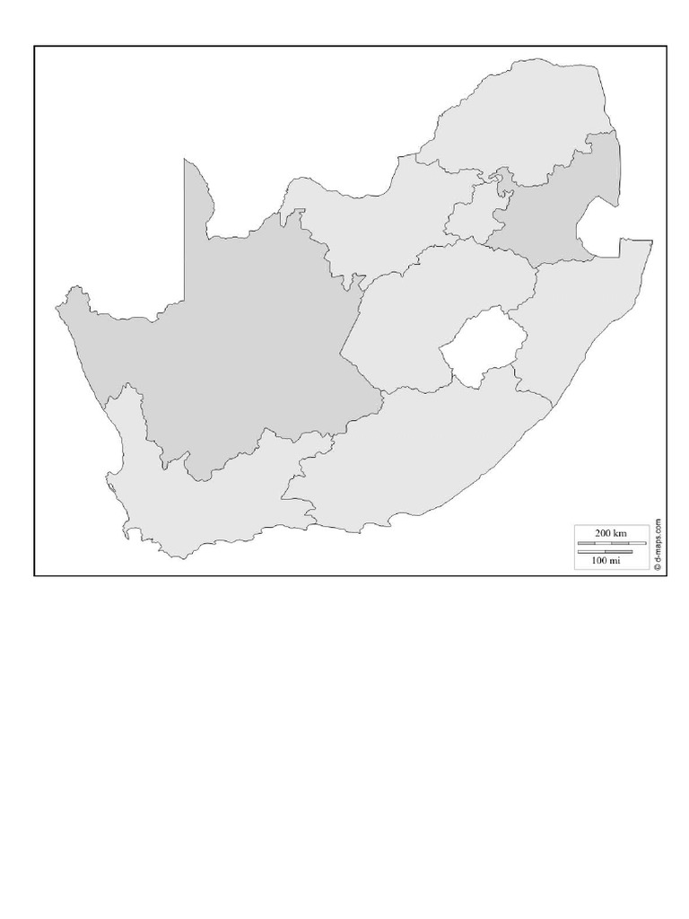 Map of South Africa | PDF