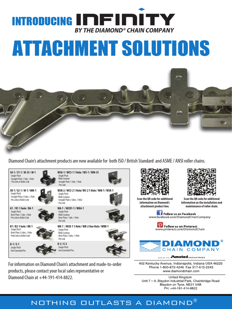 Diamond Chain Attachment Launch Flier | PDF