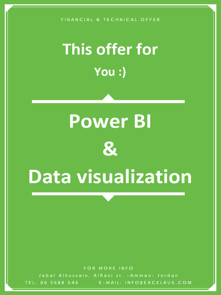 Power BI & Data visualization | PDF
