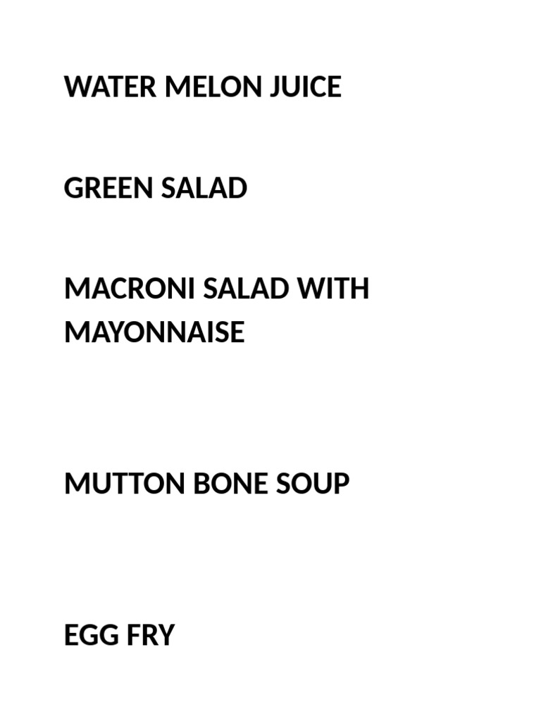 Water Melon Juice | PDF