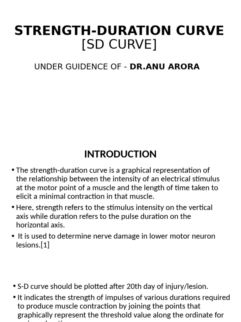 Strength-Duration Curve | PDF | Neuroscience | Nervous System