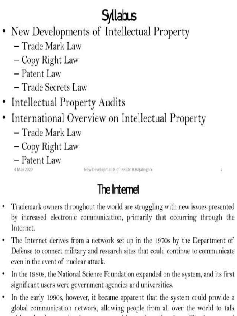 New Developments in Trademark Law | PDF