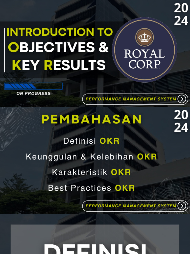 O.K.R. 2025 - Introduction Draft-With Best Practices | PDF