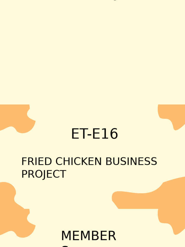 Fried Chicken | PDF