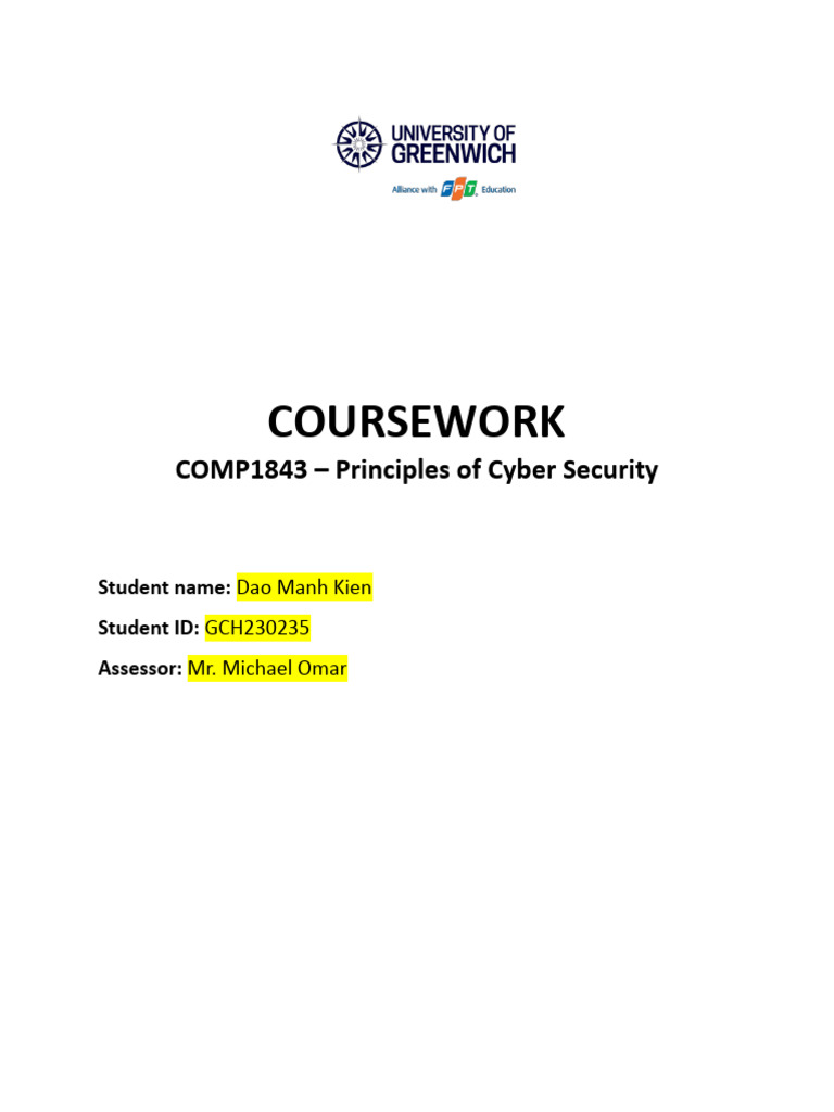 Final Coursework complete | PDF | Risk | Risk Management