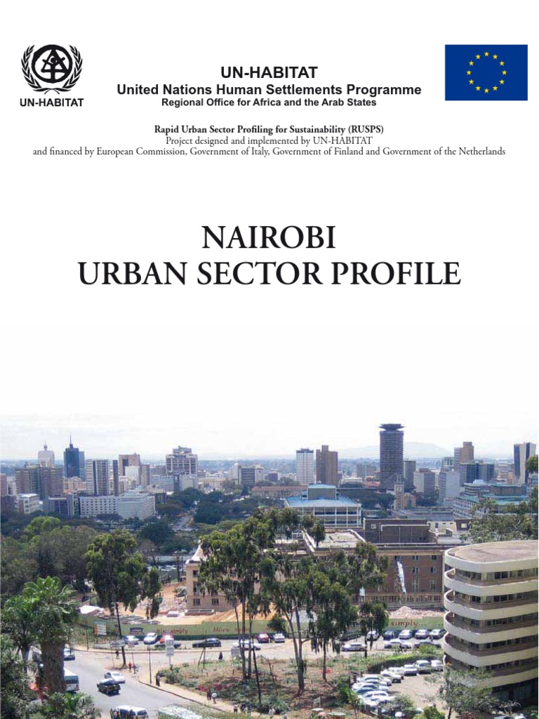 Nairobi Urban Sector Profile: Un-Habitat | PDF | Slum | Millennium ...