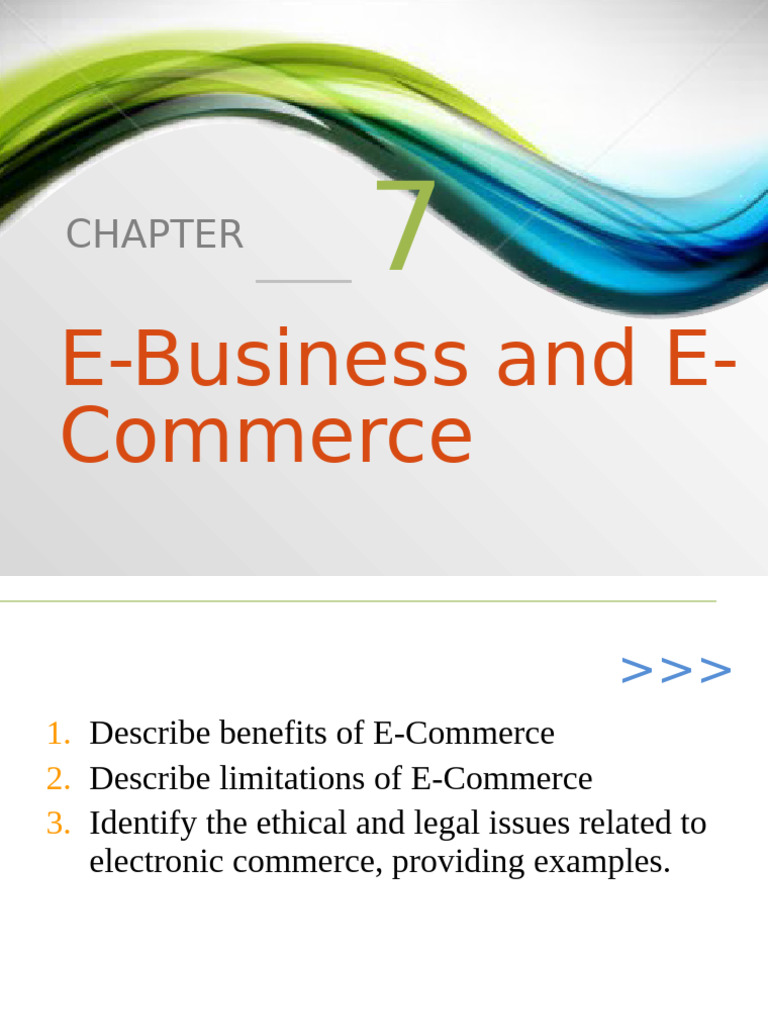 Ch07 E-Business and E-Commerce Part 3 | PDF | E Commerce | Copyright