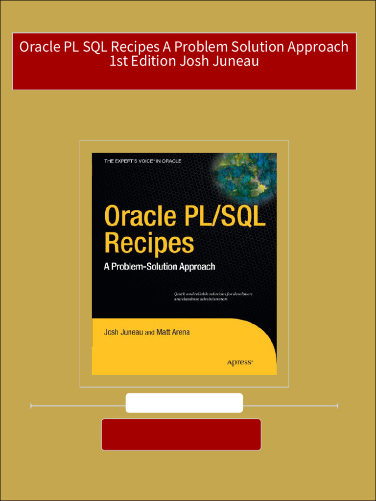 Instant Ebooks Textbook Oracle Pl Sql Recipes A Problem Solution Approach 1st Edition Josh