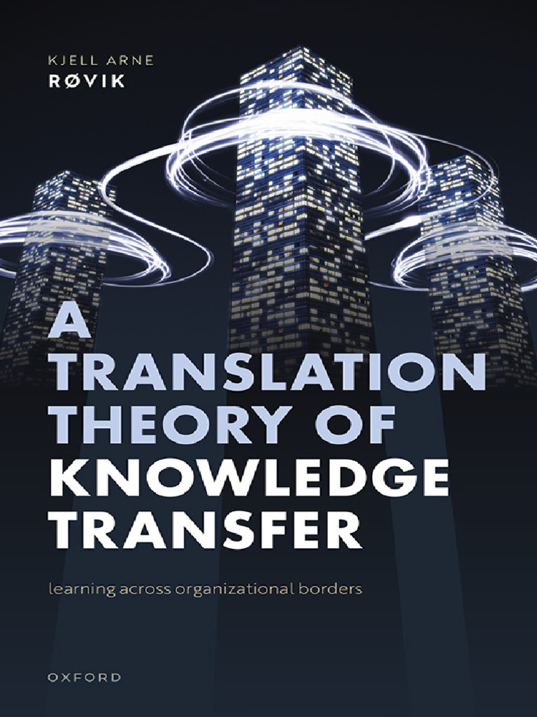 A Translation Theory of Knowledge Transfer | PDF | Knowledge ...